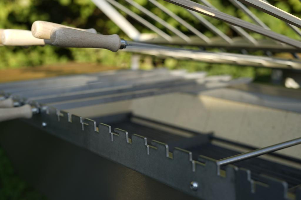 Edelstahl Steckerlfischgrill – Profi Grill für Gastronomie, Events ...