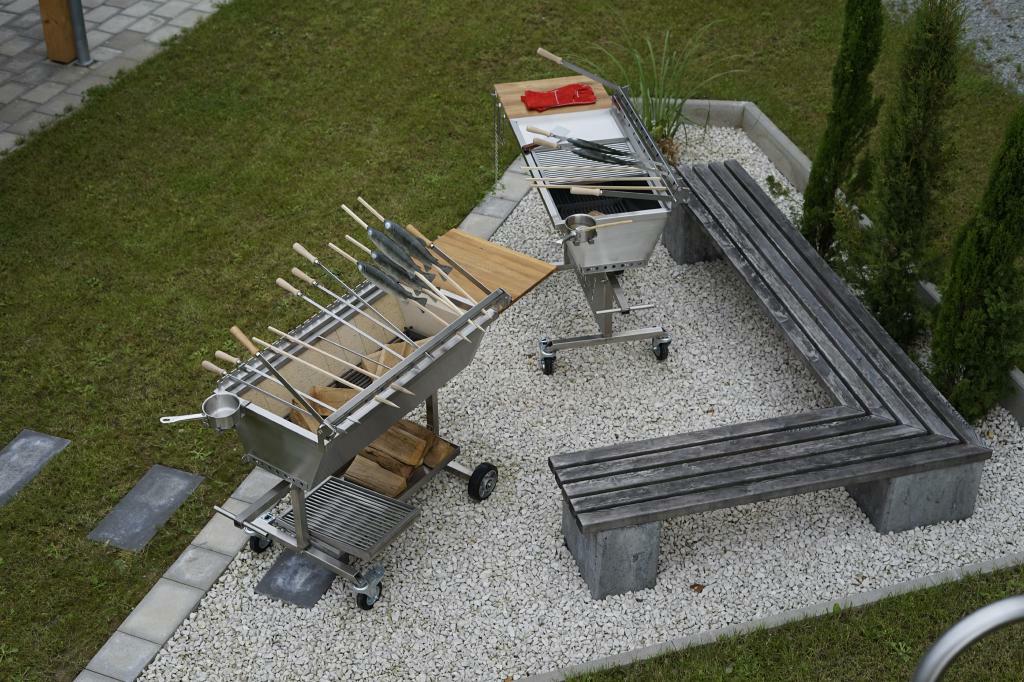 Edelstahl Steckerlfischgrill – Profi Grill für Gastronomie, Events ...