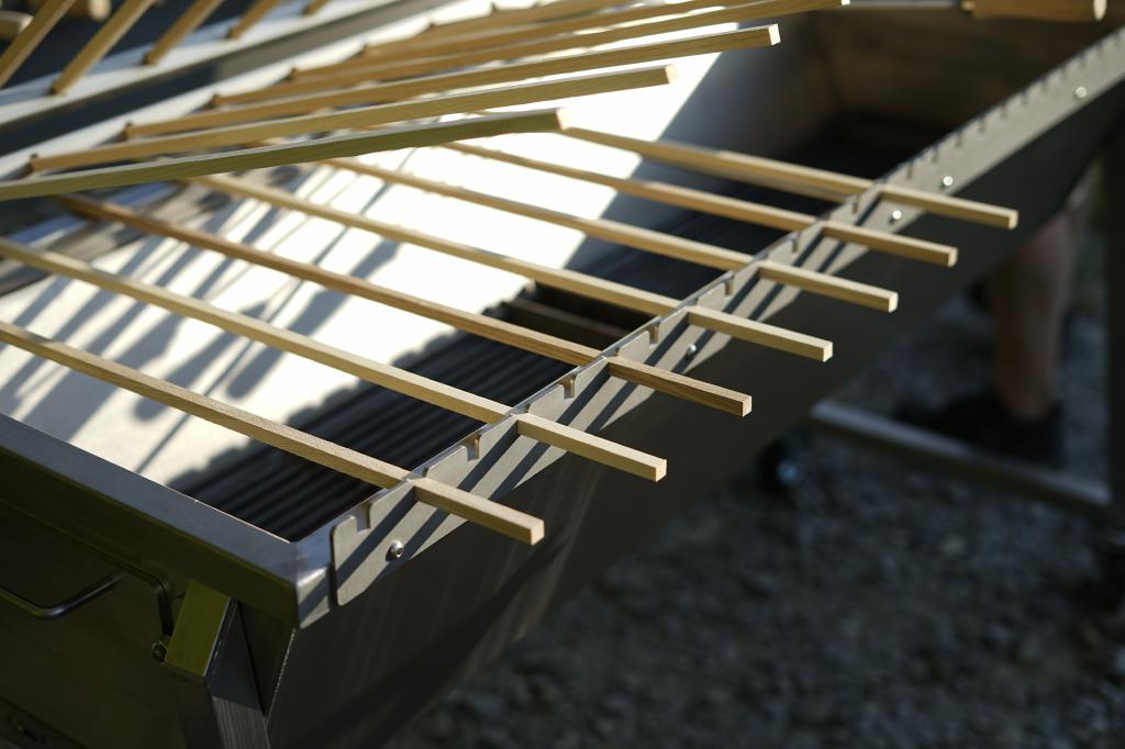 Edelstahl Steckerlfischgrill – Profi Grill für Gastronomie, Events ...
