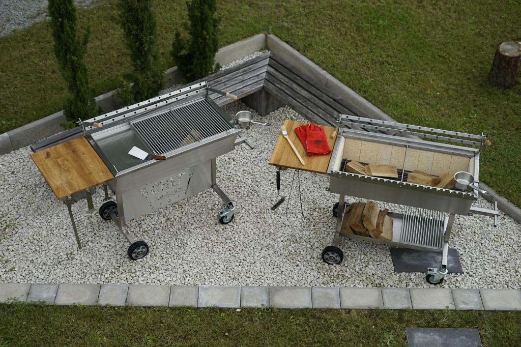 Edelstahl Steckerlfischgrill – Profi Grill für Gastronomie, Events ...